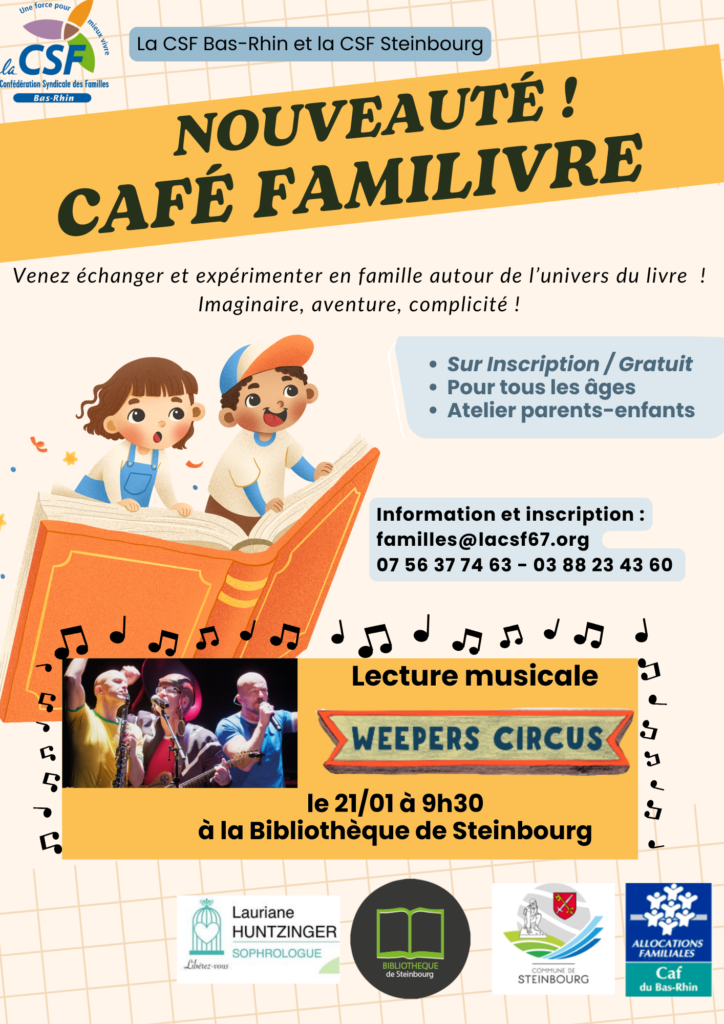 Lecture musicale avec les Weepers Circus – commune de steinbourg